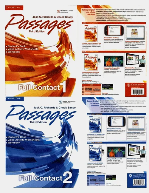 دانلود کتاب‌های Passages | مجموعه پسجز 1 2 (3rd + رایگان ️)